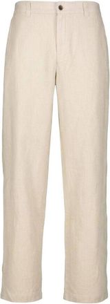 Les Deux Herren Hose aus Leinenmischung