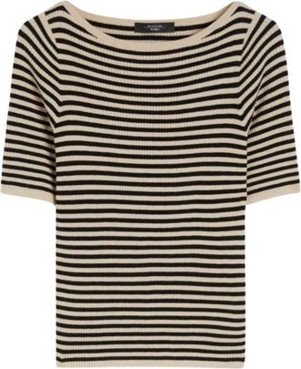 Max Mara Femme, Pulls, Multicolore, Taille: 44 FR Waser Round-neck Knit