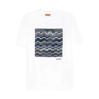 Missoni Homme, Tops, Blanc, Taille: S T-Shirt
