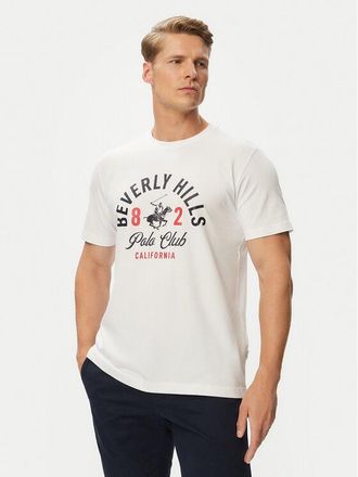 Beverly Hills Polo Club T-Shirt P-SS26M-TS1290 Wei&szlig; Regular Fit