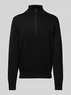 Boss Orange by Hugo Boss Strickpullover mit Label-Detail Modell Kanobix