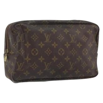 Louis Vuitton Pochette en toile Pre-owned - Femme - Pre-owned - Brun - Taille: ONE Size