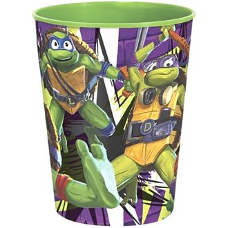 Unique Industries Teenage Mutant Ninja Turtles Kunststoff-Stadionbecher, 473 ml, 1 St&uuml;ck, perfektes Party-Trinkgeschirr f&uuml;r Veranstaltungen und Feiern