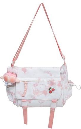 Generic Kexpery Sac Messager Femme Nylon Grande Capacit&eacute; Pendentif Sac &agrave; &Eacute;paule pour Voyage et Usage Quotidien