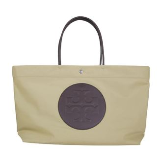 Tory Burch Ella Twist Reversible Tote - - Bags - Damen - Beige - ONE SIZE