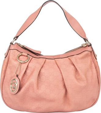 Gucci Crossbody Bags - Gucci GG Leather Monogram Sukey Hobo Bag - Gr. unisize - in Bunt - f&uuml;r Damen