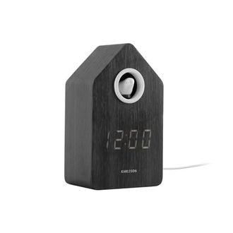 Karlsson Horloge coucou Alarm LED - Noir (KA6061BK)