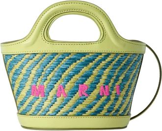 Marni Femme, Sacs, Jaune, Taille: ONE Size Tropicalia Micro Handbag