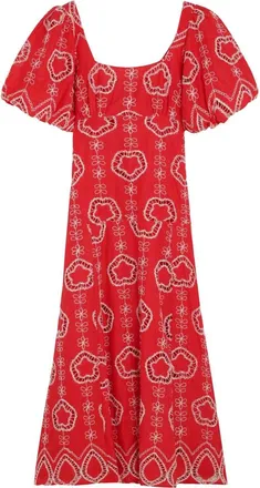 Scalpers Puff Emb Dress
