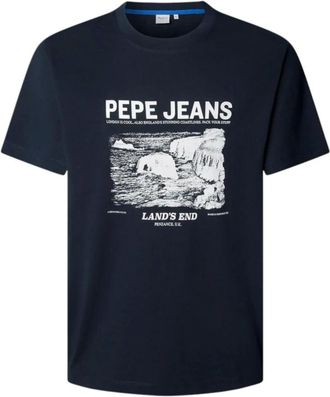 Pepe Jeans London Homme, Tops, Bleu, Taille: XL Thomas T-Shirt