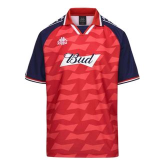 Kappa Mikail Retro Shirt - - Tops - Herren - Rot - XL