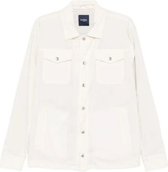 Barba Homme, Vestes, Blanc, Taille: L Row Jacket