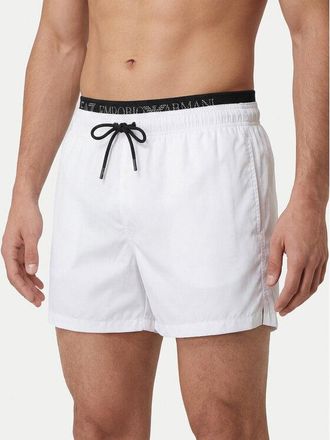Emporio Armani Badeshorts 7M001689 AF21074 U0002 Wei&szlig; Regular Fit