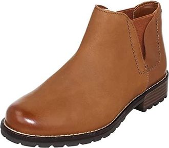 Clarks Bottines décontractées Clarkwell Demi pour femme, Marron foncé., 39 EU