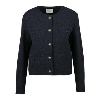 Circolo 1901 Blazer Girocollo - - Jackets - Damen - Blau - XS