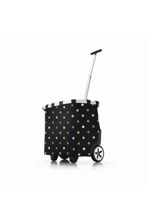Reisenthel Carrycruiser Carrycruiser dots, Metall, 42x47.5x32 cm, Innentasche, wasserabweisend, h&ouml;henverstellbarer Griff, Leichtlaufrollen, Freizeit, Koffer & Ta