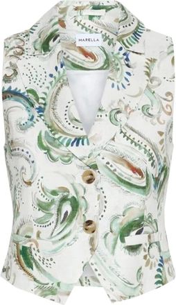 Marella Femme, Vestes, Multicolore, Taille: 36 FR Melodia Vest