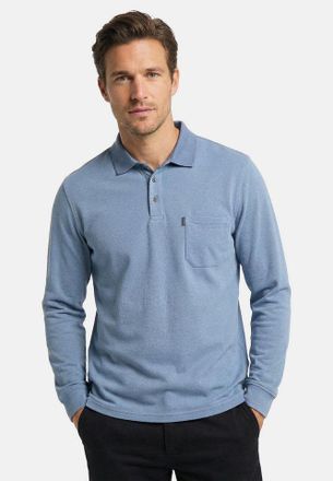 Casamoda Langarm-Poloshirt 2er Pack Basic (Spar-Set, 2-tlg) Poloshirt - Baumwolle - Atmungsaktiv - Normale Passform