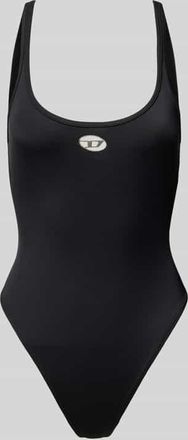 Diesel Badeanzug mit Label-Detail