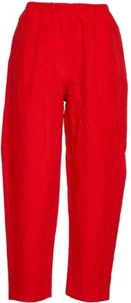 Apuntob Femme, Pantalons, Rouge, Taille: 42 FR Wide Pantalons