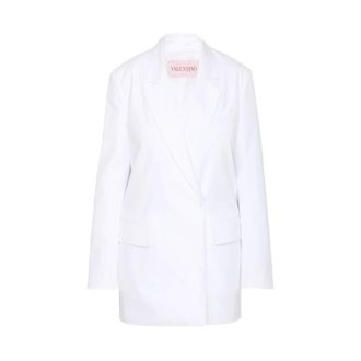 Valentino Garavani Femme, Vestes, Blanc, Taille: 34 FR Giacca