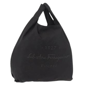Ferragamo Pre-owned Nylon Tote Bag - - Pre-owned - Damen - Schwarzk - ONE SIZE
