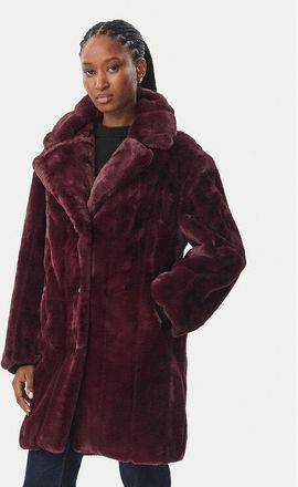 Guess Pelzmantel W6BL19 W3752 Dunkelrot Regular Fit