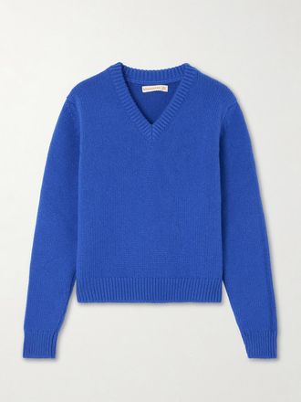 &Daughter Glenn Pullover Aus Gerippter Wolle - Blau
