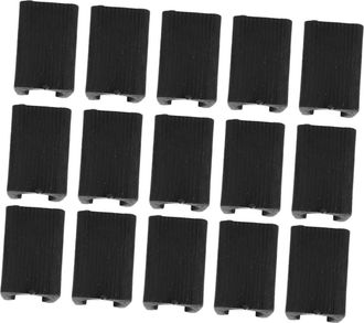 Artibetter 50 Stück U Förmige Stuhlbeinkappen Büro Stuhl Füße Schutzkappen rutschfest Möbelgleiter für Stahlrohr Beine Geräuschdämpfend Kratzfrei Einfache Montag