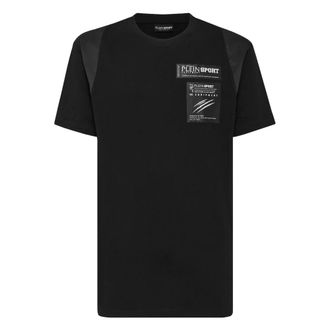 Plein Sport T-Shirt Rundhalsausschnitt SS Global Express Edition - - Sport - Herren - Schwarzk - M