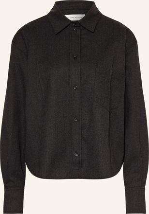 Victoria Beckham Hemdbluse Ellys Aus Flanell grau