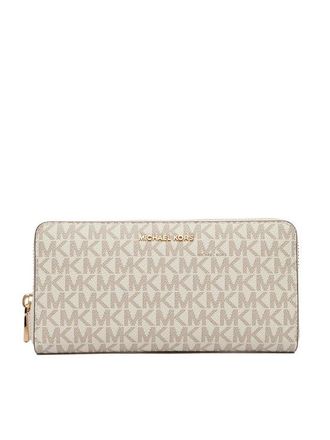 Michael Kors Geldb&ouml;rse Jet Set 32F5GJ6T7B Creme