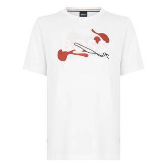 HUGO BOSS T-shirt C-Thompson 215 - Homme - Tops - Blanc - Taille: S