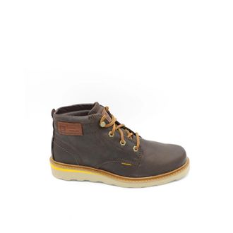 CAT Mid Jackson Leder Schn&uuml;rstiefel - - Shoes - Herren - Schwarzk - 45 EU
