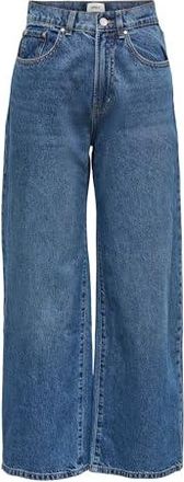 Only ONLHOPE EX HW Wide DNM ADD465 Noos, Jeans aux Femmes, Medium Blue Denim, 31W / 32L
