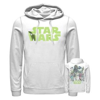 Star Wars 21strw00117g-001 Sweatshirt &agrave; Capuche, Blanc, L Homme