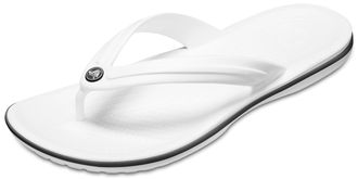 Crocs Unisex-Erwachsene Crocband Flip Zehentrenner, Wei&szlig; (White), 36/37 EU