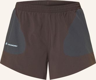 adidas 2-In-1-Laufshorts adi365 Hermanos Koumori braun