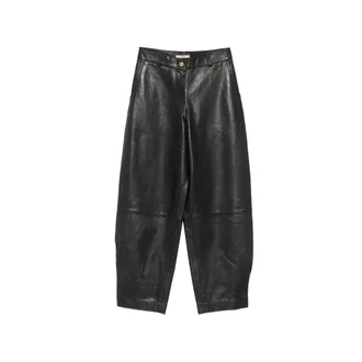 Sessun Carlea Leather Tapered Trousers