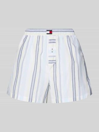 Tommy Hilfiger Loose Fit Pyjama Shorts aus reiner Baumwolle