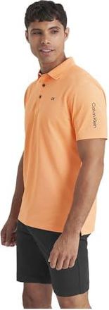 Calvin Klein Polo Uni Golf pour Hommes - Orange - XXXL