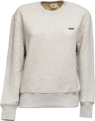 Autry Femme, Sweatshirts et sweats &agrave; capuche, Gris, Taille: 40 FR Crewneck SweaT-shirt