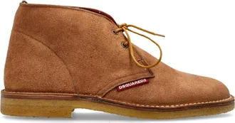 Dsquared2 Homme, Chaussures, Brun, Taille: 43 1/2 EU Chaussures &agrave; lacets en daim