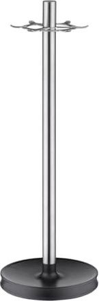 WMF Depot Utensilienhalter 30 cm, 6 Aufhängungen, Drehständer, Cromargan Edelstahl, gummierter Fuß