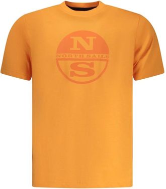 North Sails Homme, Tops, Orange, Taille: XL T-shirt &agrave; manches courtes