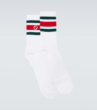 Gucci Chaussettes Web Stripe Interlocking G