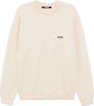 Jacquemus Herren, Sweatshirts & Hoodies, Beige, XLGröße