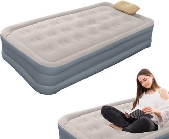 Generic Selbstaufblasende Luftmatratze - Luftbetten, Luftmatratze | Doppelaufblasbares G&auml;stebett mit integrierter Pumpe, automatisches Zusammenklappen f&uuml;r G&auml;s