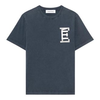 &Eacute;tudes Studio Navy Blue University T-Shirt - - Tops - Herren - Blau - XL