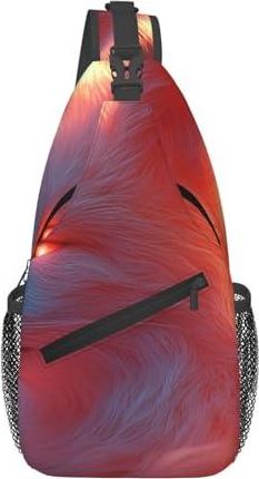 Generic Red Eyes Fox Sac &agrave; bandouli&egrave;re de voyage pour homme Sac &agrave; dos de randonn&eacute;e